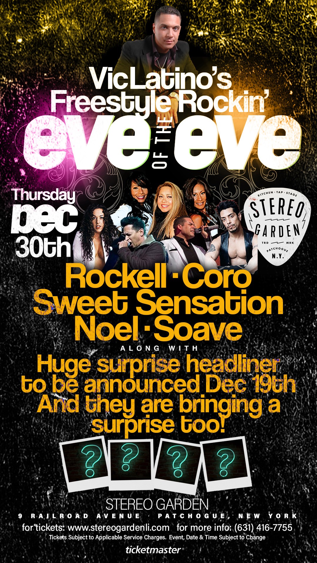 Vic Latino's Freestyle Rockin' Eve of the Eve - VCMG Live